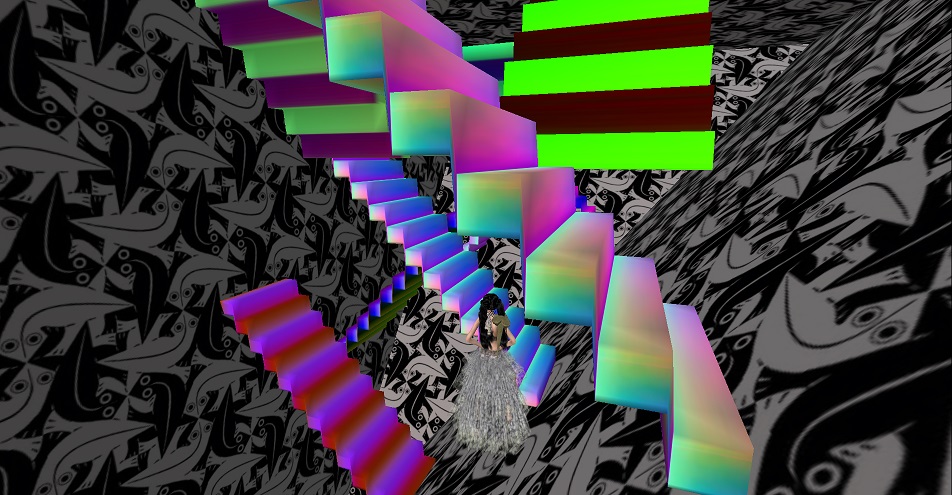 Larre’s Funhouse – rainbow stairs – Diverse Intelligences: Eiko Ikegami ...